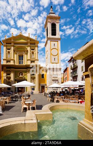 Architecture the Place Rossetti, Nice, France Stock Photo - Alamy