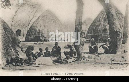 Village Foulah-Fouta-Djallon (Guinée Stock Photo - Alamy