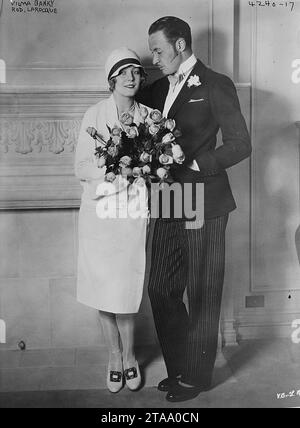 Vilma Banky, Rod. La Rocque, Photograph shows actors Vilma Vilma Bánky ...