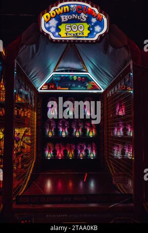 "Down the Clown" redemption arcade game, part of ICE's "Skill Wall ...