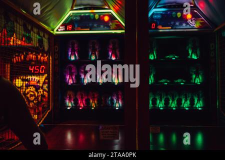 "Down the Clown" redemption arcade game, part of ICE's "Skill Wall ...