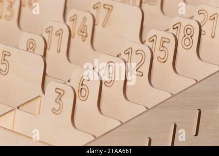 Numbered Sections Figures Storage Objects Parts OSB Material Signs ...