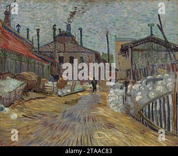 Vincent van Gogh - The Factory - BF303 - Barnes Foundation Stock Photo ...