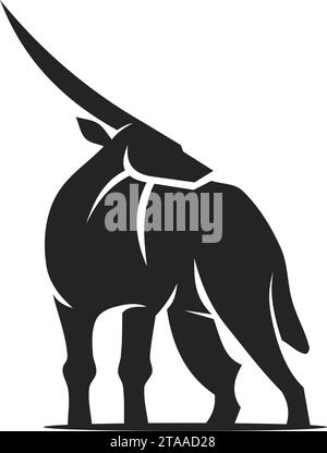 Oryx Logo template Isolated. Brand Identity. Icon Abstract Vector ...