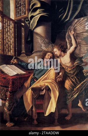 Vincenzo Campi - St Matthew and the Angel (detail) - WGA03833 Stock ...