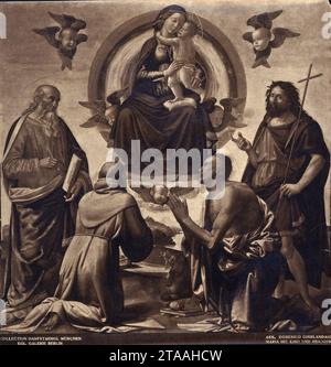 'Virgen y Niño con Cuatro Santos' (Virgin and Child with Four Saints) by Niccolò di Liberatore ...