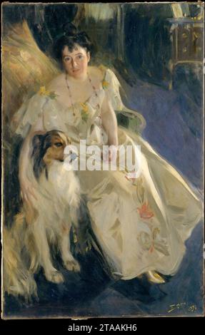 'Virginia P. Bacon' (1897) by Anders Zorn is a striking portrait of the ...
