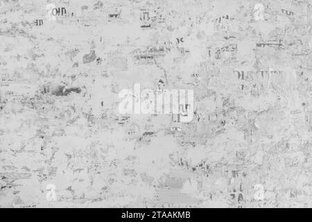 Old black and white dirty tattered paper bulletin board texture ...
