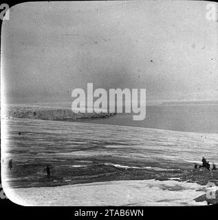 Vista parcial d'una glacera Stock Photo - Alamy