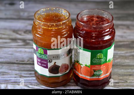 Cairo, Egypt, November 1 2023: Halwani Bros Crunchy spicy chicken ...