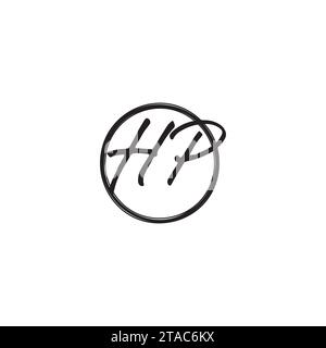 HP initial logo letters in high quality professional design that will ...