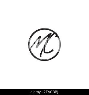 MC initial logo letters in high quality professional design that will ...