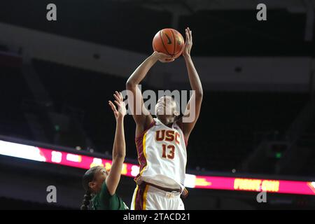 Southern California Trojans center Rayah Marshall (13) rebounds the ...