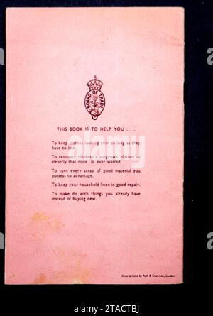 make do and mend leafet brochure publication with instructions to be ...