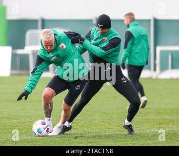 Augsburg, Deutschland. 29th Nov, 2023. Jess Thorup (Trainer FC Augsburg ...