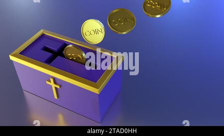 Alms box and money for tithes were used to support the clergy, maintain ...