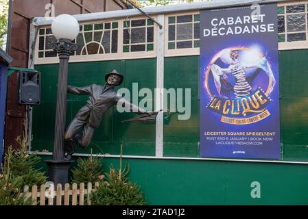 Statue of Gene Kelly in Singing in the Rain, part of a series of movie ...