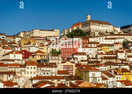 Coimbra- the former capital of Portugal. The oldest university. View at ...