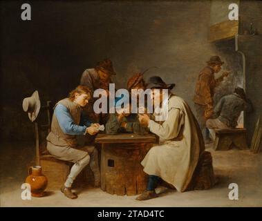 The Card Players, 1646 Stock Photo - Alamy