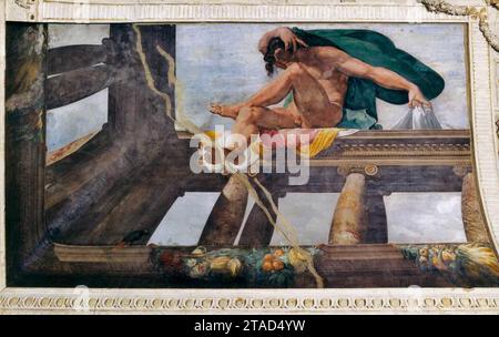 Ignudo 1550-51 by Pellegrino Tibaldi Stock Photo - Alamy