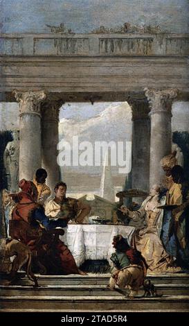 The Banquet of Cleopatra. oil on canvas. Date: 1660. Museum ...