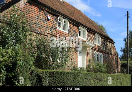 Old Kingsland Cottage with peg tiles and arched dering windows on ...
