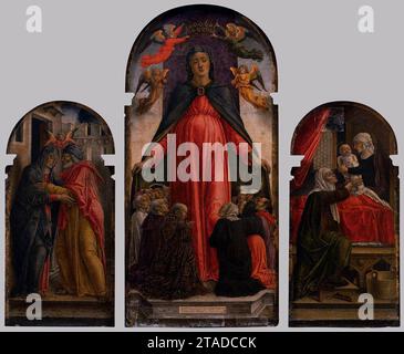 Triptych 1473 by Bartolomeo Vivarini Stock Photo - Alamy