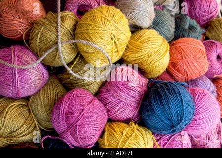 Set or rolls of colotful thread Stock Photo - Alamy
