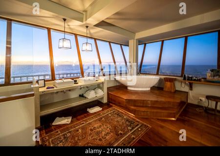Suite in the lighthouse keeper's house, Pelican Point lighthouse, lodge ...