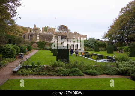 Walmer Tudor Castle in Walmer Kent Stock Photo - Alamy