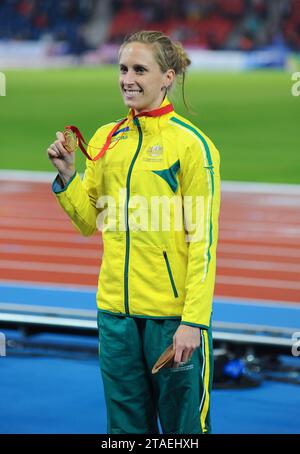 Alana Quade (née Boyd) of Australia gold medal ceremony in the women’s ...