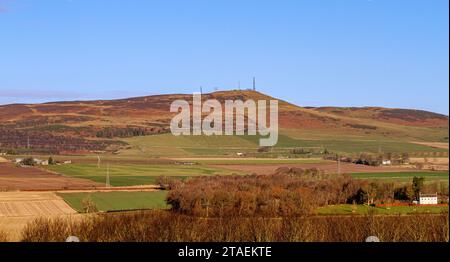 Beautiful winter sunshine creating spectacular landscape views across ...
