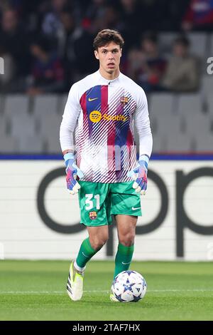 Diego Kochen of FC Barcelona in action during the LaLiga EA Sports ...