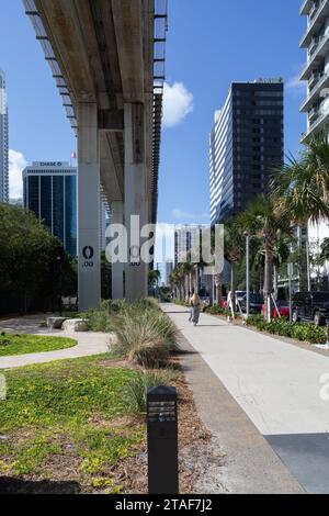 The Underline at downtown Miami, Florida, USA Stock Photo - Alamy