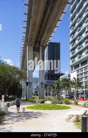 The Underline at downtown Miami, Florida, USA Stock Photo - Alamy