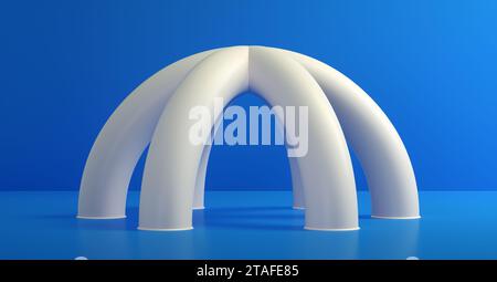 Inflatable Arch in Arc Shape . Advertising Arch Template. Exhibition ...