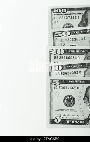 Money scattered on the desk. Photography for Finance and Economy ...