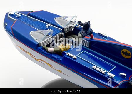 Batboat model replica from 1966 Batman Movie Stock Photo - Alamy
