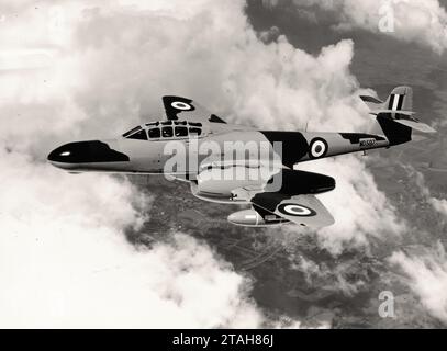 Airplane - Armstrong Whitworth (Gloster) Meteor F.8 prone pilot trials ...