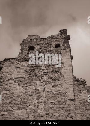 Dramatic Skys, Black and White, Ruins of Wallingford Castle ...