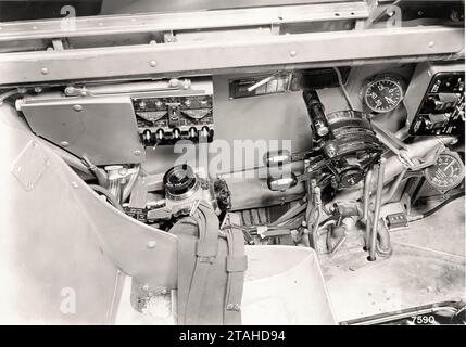 Airplane - Grumman XF5F Skyrocket cockpit Stock Photo - Alamy