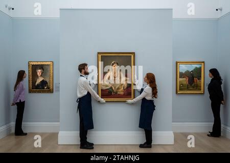 Francesco Renaldi, Portrait of a Mughal lady, seated in an interior is ...