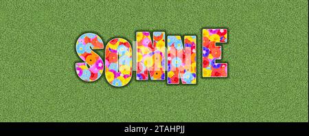 german word sonne for sun Stock Photo - Alamy