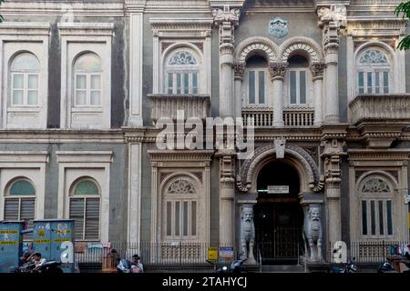 A Parsi Zoroastrian fire temple Agiary in Mumbai Bombay in Maharasthra ...