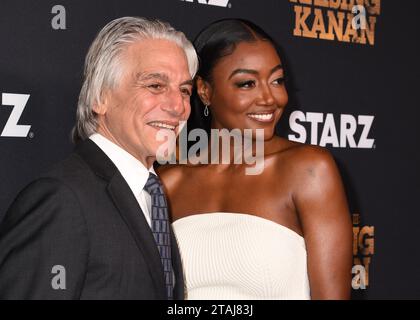 Tony Danza and Patina Miller Stock Photo - Alamy