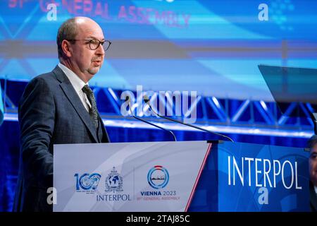 Wien, Österreich. 1. Dezember 2023. Martin Raby, head of protocol at ...