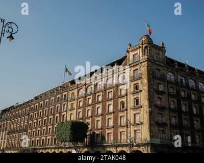 Zocalo building detail in ciudad de mexico, mexico city Stock Photo - Alamy