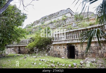 The Mayan ruins of Sayil, known for its stunning royal palace Stock ...