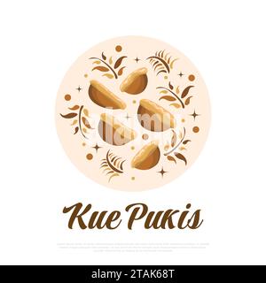 Illustration of Kue Pukis, Indonesian Traditional Cake. Kue Pancong ...