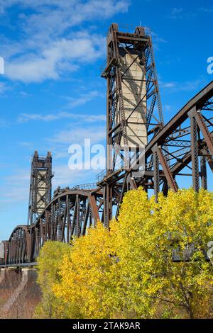Fairview Bridge, Sundheim Park, McKenzie County, North Dakota Stock ...